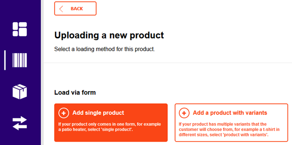 Uploading Products Manually – The Range